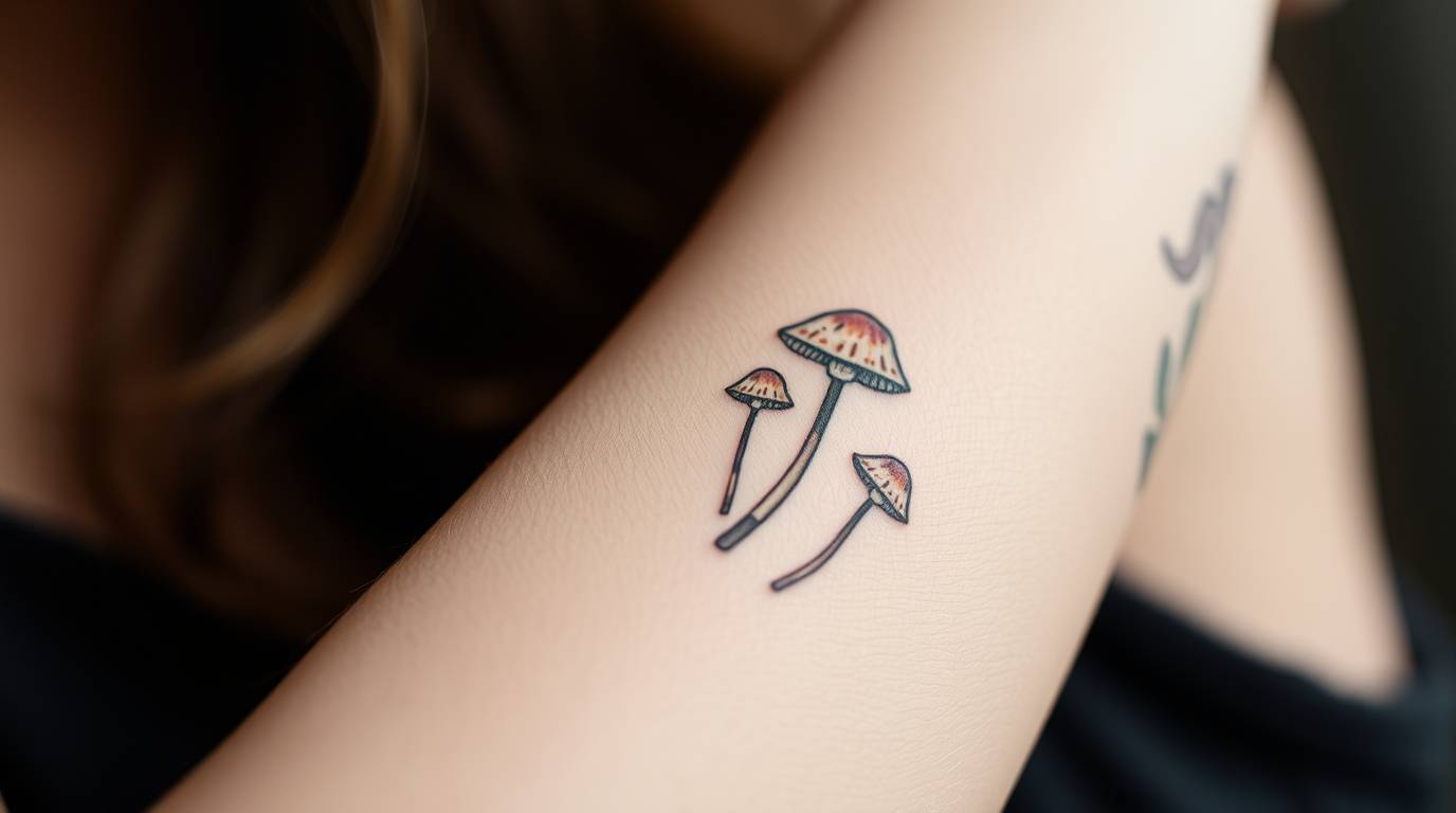 Mushroom Tattoos: 200 Ideas